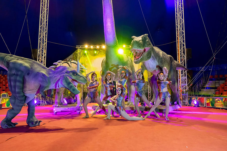 ¡ES HOY! El Circo de los Dinosaurios llegó a Panguipulli